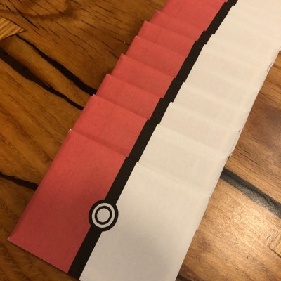 Pokemon Envelope Template for Party Favor Booster Packs - Etsy