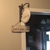 ENGRAVED Bilingual Restroom Baño Vintage Look Sign Plaque in English ...
