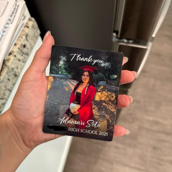 Graduation Magnets Graduation Party Favors Personalized Photo Magnets ...