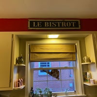 Bistro Sign, Custom Bistro Sign, Wooden Bistro Sign, Bistro Restaurant ...