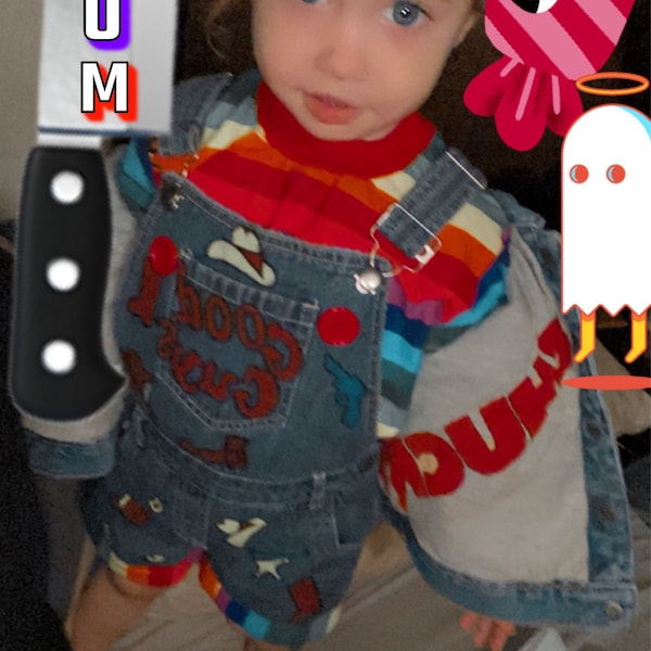 4t. Chucky Good Guy Halloween Dress up Costume. Size 4T Coveralls - Etsy