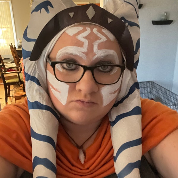 Ahsoka Rebels Face Markings - PATTERNS & TUTORIAL - Etsy