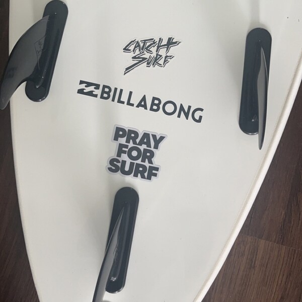 Pray for Surf Sticker | Beach Decal | Bumper Sticker | for Water Bottle ...