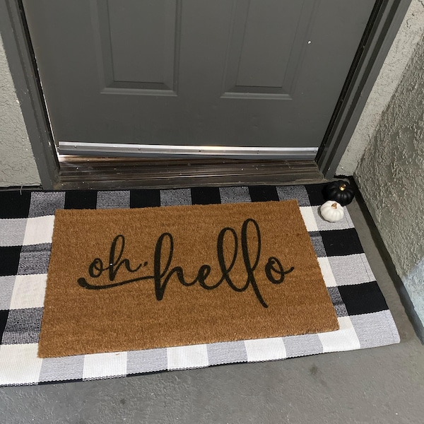 Excuse the Mess Freed Our House Elf, Funny Doormat, Funny Door Mat ...