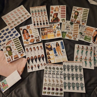 Hippity Hoppity Planner Sticker Kit Diverse Options Offered Easter ...