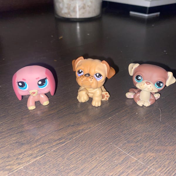LPS Littlest Pet Shop Dogs and Cat Hasbro Authentic - Etsy