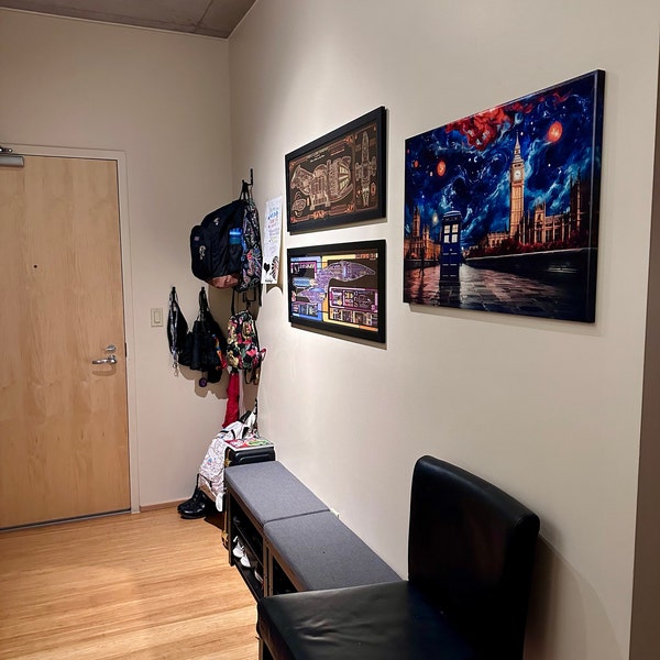 Among Us Video Game Characters Poster Canvas Print Wall Art Decor Boys ...