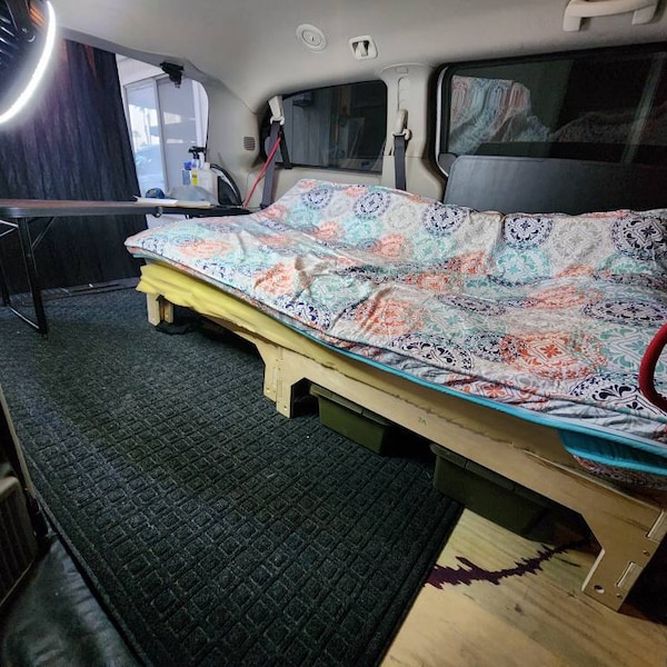 Frontier Futon Convertible Couch/bed for Camper Vans, Rvs, Tiny Homes ...