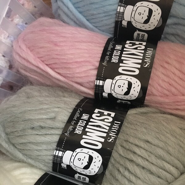 Garnstudio DROPS Eskimo Super Bulky Yarn(14ply) 50g, 100% Wool ...