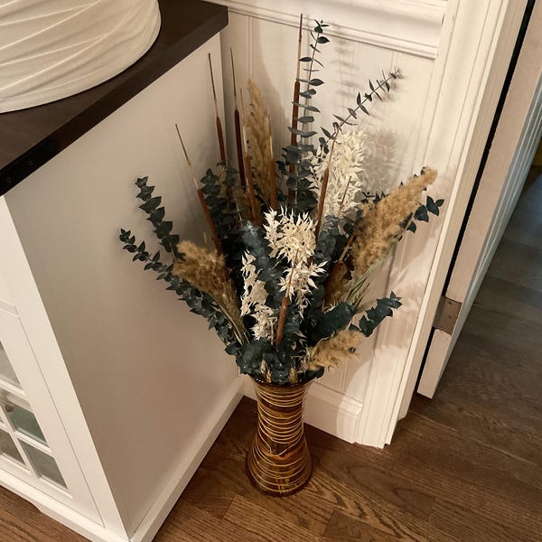 Dried Bunch of 100 Pencil Cattails, Mini Cattails, Fall Decor, Autmun ...