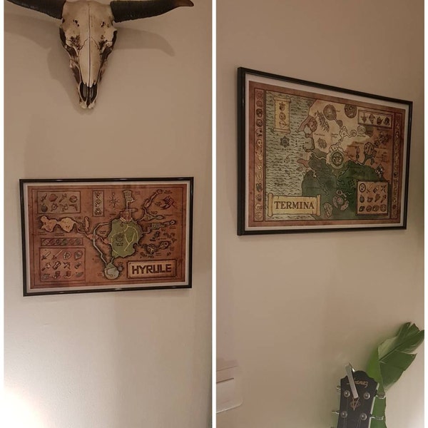 Map of Termina From Legend of Zelda, Majoras Mask - English or Hylian ...