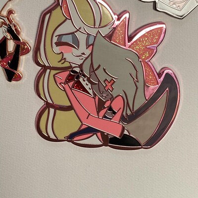Hazbin Hotel Charlie & Vaggie Enamel 2nd Run Pin 3 Chaggie 2 Variants ...
