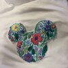 Flower Mickey Embroidery Pattern Floral Embroidery Pattern Mickey Hoop ...