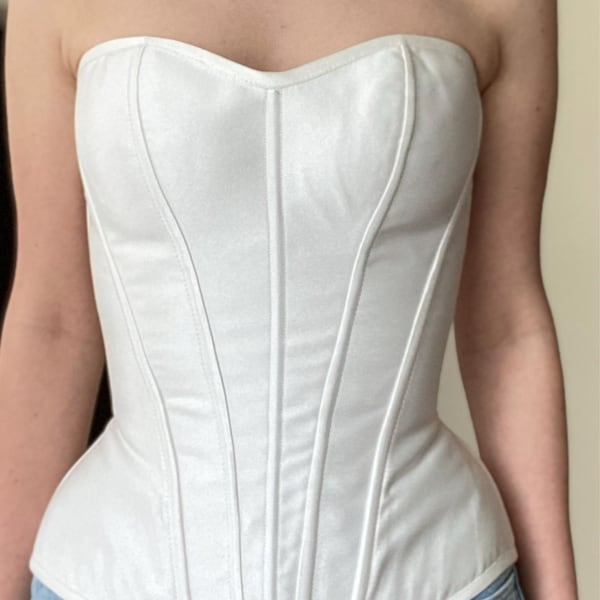 Unique Overbust Corset Sewing Pattern, Edwardian Midbust Corset Sewing ...