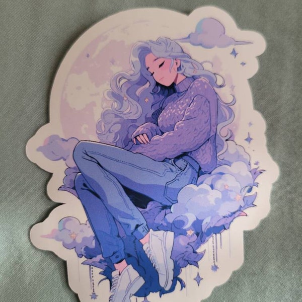 Magical Elemental Cat Sticker - 4 Die-cut Stickers Featuring Cute Cats ...