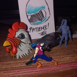Hotline Miami Chibi Pin Set by Erick Scarecrow X Devolver Digital - Etsy