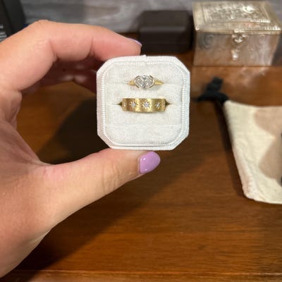 9 Colors Velvet Ring Box, Engagement Ring Box Double and Single Slot - Etsy