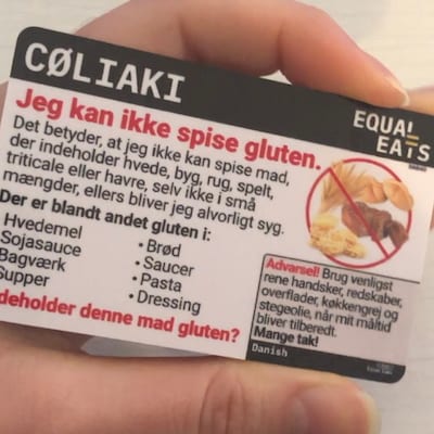 Alpha Gal Allergy Card, Chef Card for Safer Dining With Alpha Gal ...