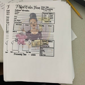 Updated! Universal Order Form *SVG/PNG/JPEG* - Etsy