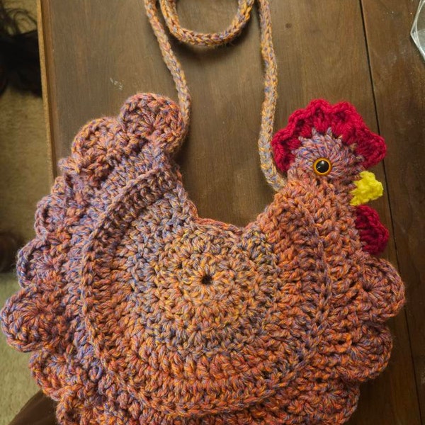 Crochet Chicken Bag Pattern Only U.S Terms - Etsy