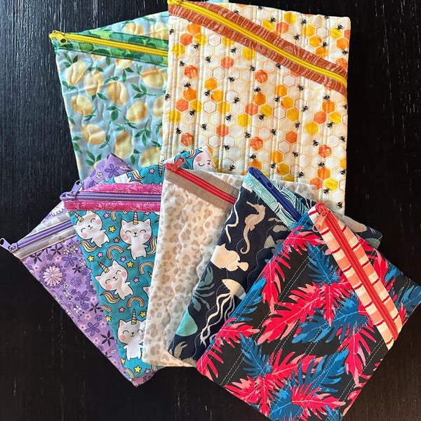 PDF Hemingway Pouch Pattern || Digital Download Quilted Bag in Four ...