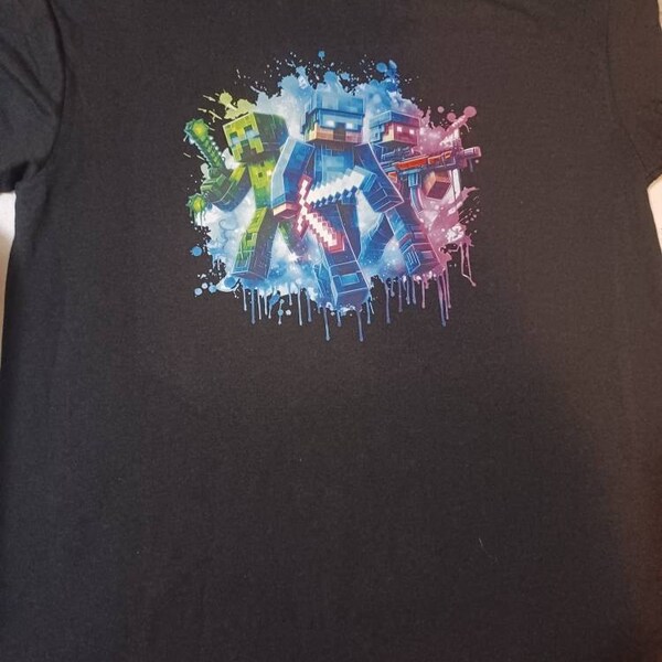 Game Movie DTF Transfer, Gaming Design, Ready to Press Graphic for Kids ...