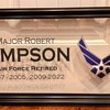 Personalized Air Force Airforce Plaque Frame Promotion, Retirement ...
