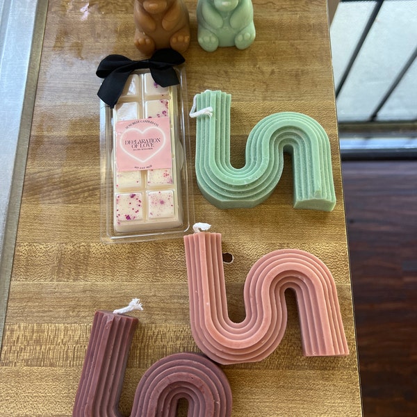 Dozen Roses Candle, Rose Candle, Flower Shape Candle, Love Candle, Pink ...