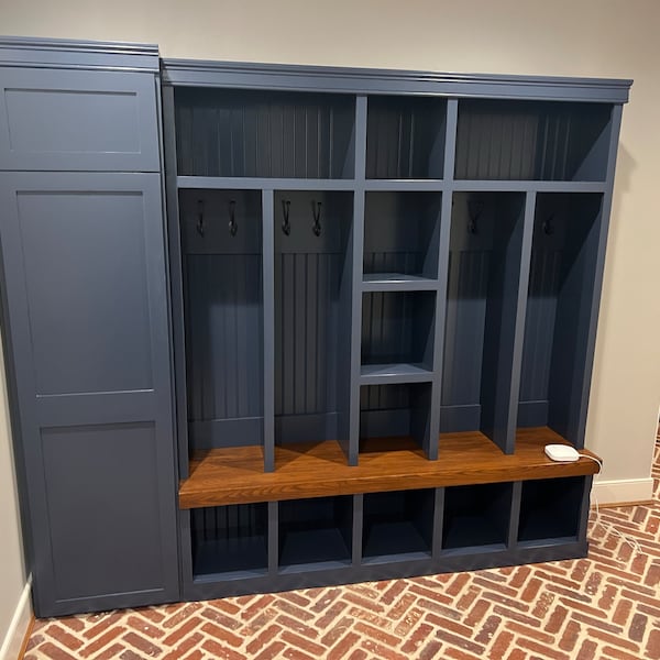 Mudroom Locker | Hall Tree | Entryway Bench | Farmhouse Hall Tree ...