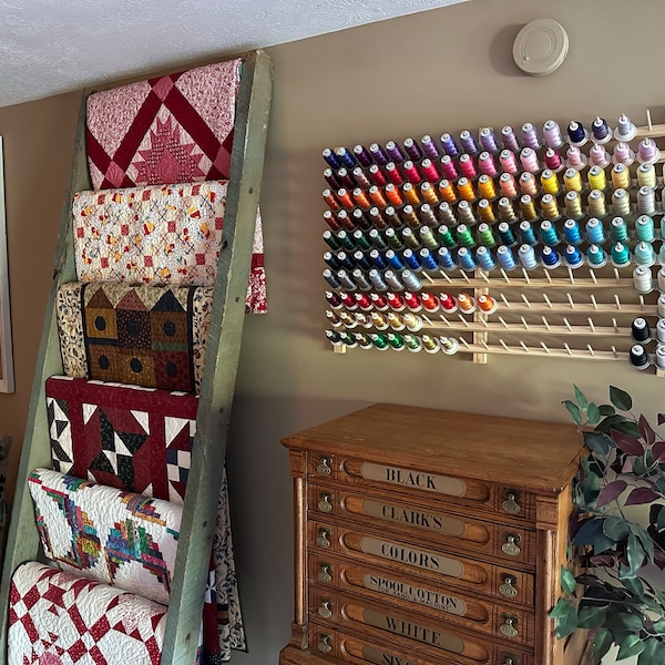 180 Spool Thread Rack 2 Inch Spacing-thread Organization, Thread ...