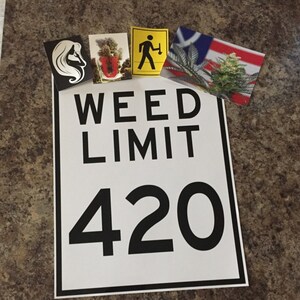 Weed Stickers set 1 Cannabis Weed Ganja Sticker Dab Art Pot Leaf Leaves ...