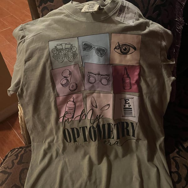 Comfort Colors Optometry Shirt, Ophthalmologist Shirt, Ophthalmology ...