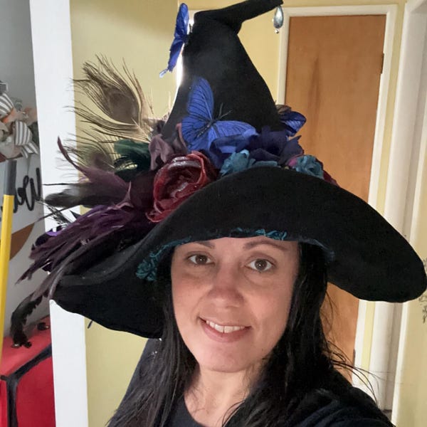Custom Witch Hat - Made to Order - Choose Your Color and Design! - Etsy