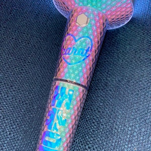 Pentagon UNI Heart Lightstick Holographic Decal Stickers | Etsy