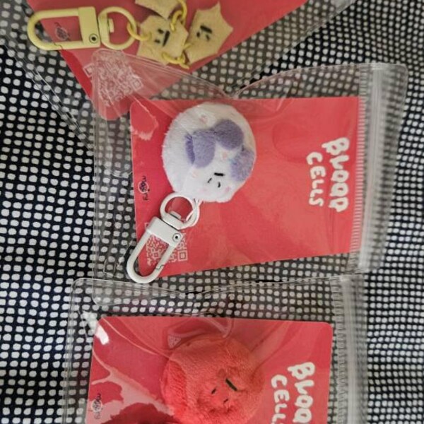 Blood Cells Keychain Collection With Random Card - Etsy