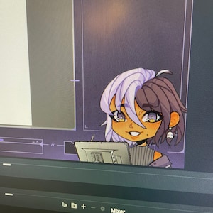 Animated Art Drawing Tablet Black GIF | Pngtuber | Vtuber Assets ...