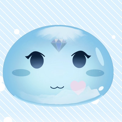 Customizable Vtuber Slime Vtuber Model Fully Body/fully Rigged Live2d ...