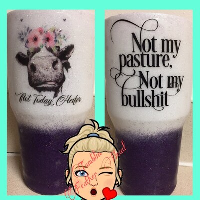 SVG DXF Digital File Not My Pasture, Not My Bull... Lettering for ...