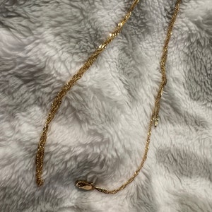Genuine 14K Gold Rope Chain, 14K Real Gold Rope Chain, Ladies Gold ...