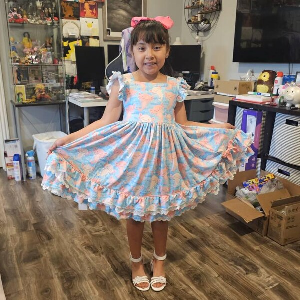 Princess Things Bow Back Twirl Dress - Etsy