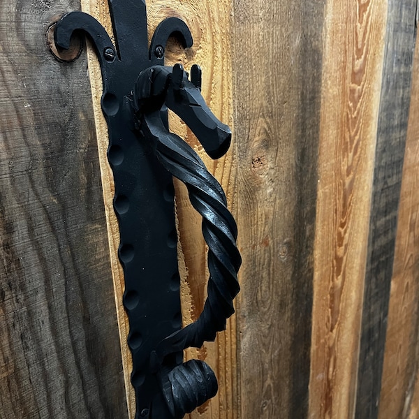 Horse Door Handle, Stable Decor, Horse Barn Decor, Barn Pull, Horse ...