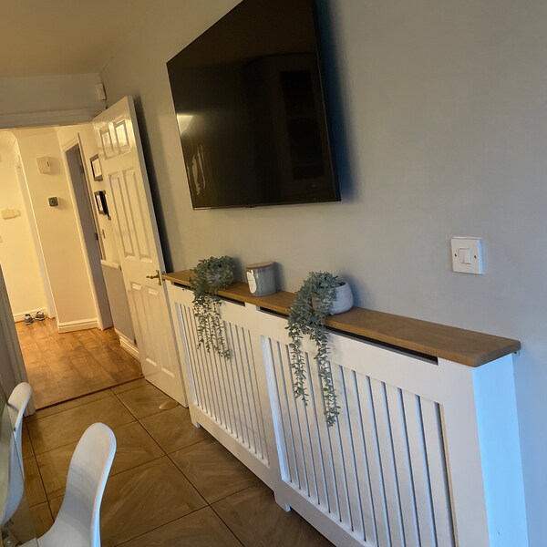 100% Solid Oak-top Radiator Covers - Etsy UK