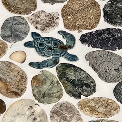 Caladium Leaf Mosaic Tile, Choose From Three Types, Each Completely ...