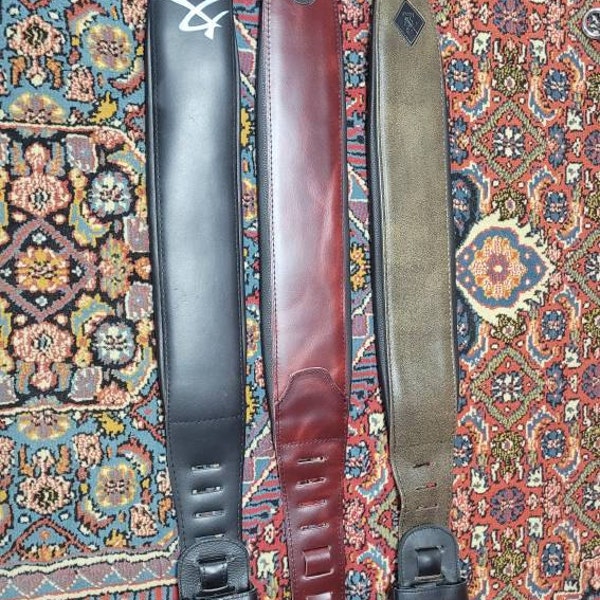 ULTRA WIDE Bass Guitar Strap | Bass Leather Strap | Custom Bass Strap ...