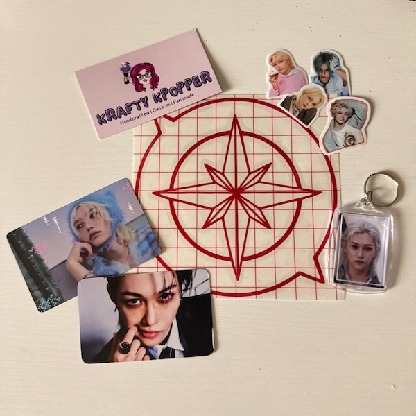 Stray Kids Lightstick Compass Vinyl Decal - Etsy