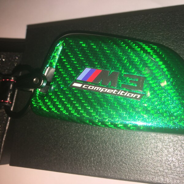 Premium Genuine Carbon Fiber AMG Key Fob Cover Pack for Mercedes A45 ...