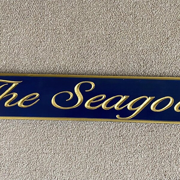 Custom Carved Cape Cod Style Quarterboard(name Boards)caved Signs for ...