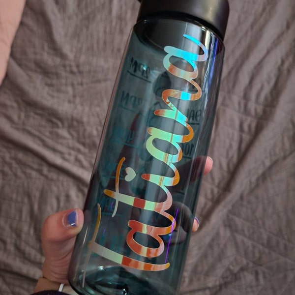 Custom Water Bottle Tracker | Motivational Water Bottle With Straw ...