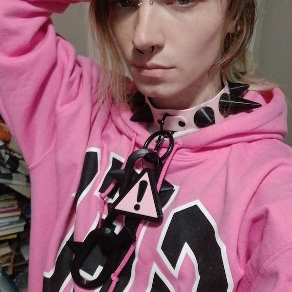 Aroace Chunky Spike Collar | Fursuit Collar | Cosplay Collar | Costume ...