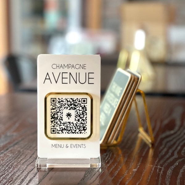 QR Code Sign Mini Stocking Stuffer - Scan to Pay Sign - Social Media ...